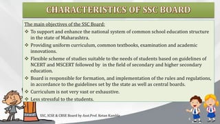 SSC CBSE ICSE BOARD | PPTX