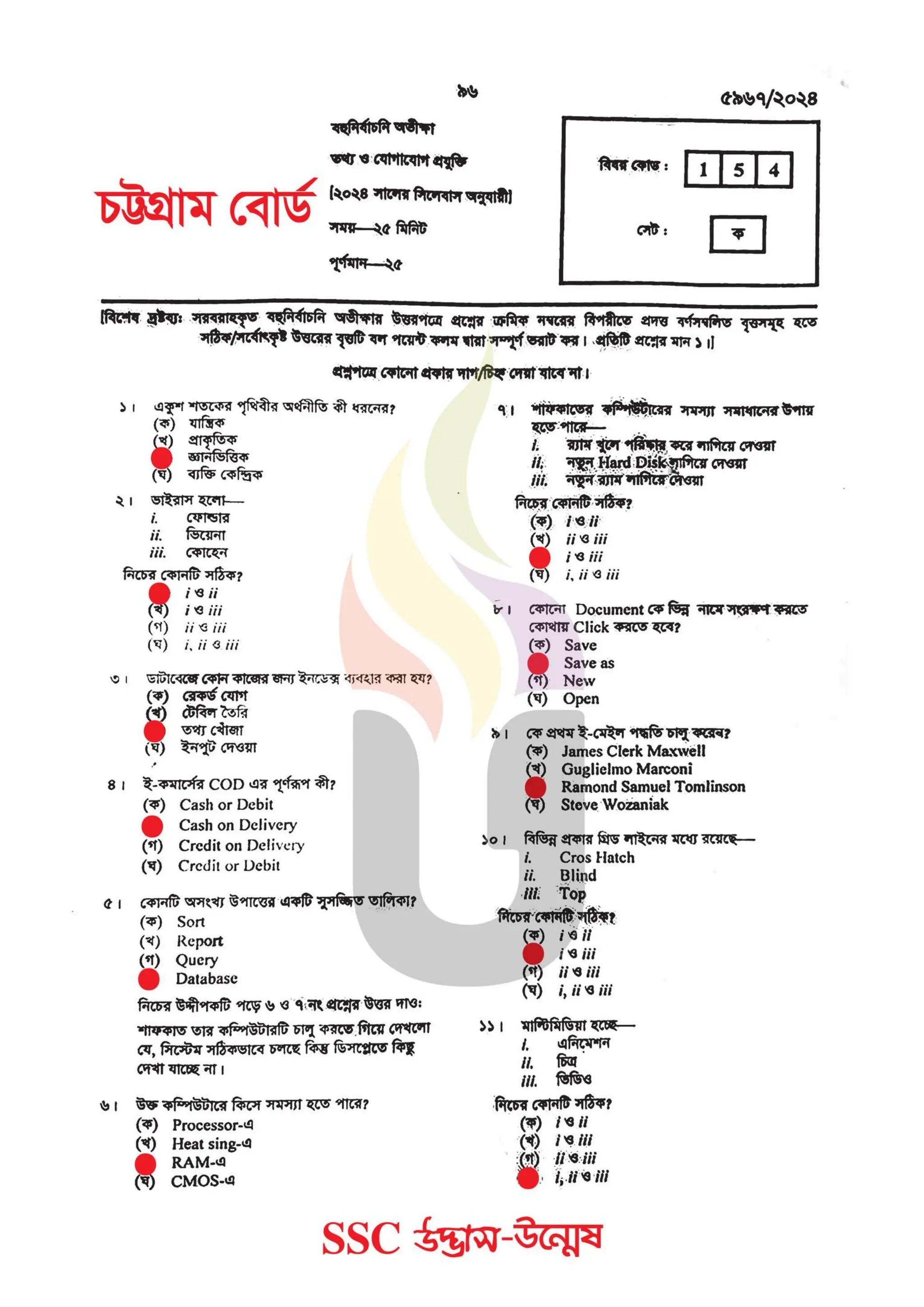 SSC ICT Exam Question Solution 2024 All Board.pdf