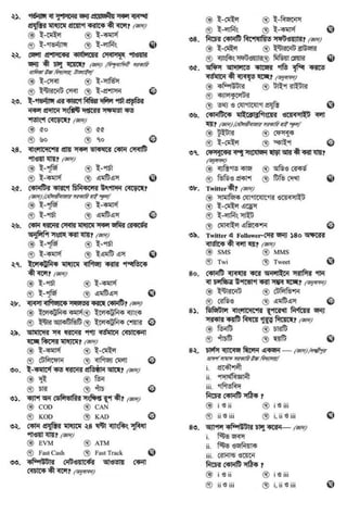 Ssc ict mcq all chapters | PDF