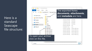 IBM Notes application archiving 101: Introduction to Seascape for Notes ...