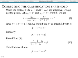 Calibrating Probability with Undersampling for Unbalanced Classification | PDF