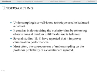 Calibrating Probability with Undersampling for Unbalanced Classification | PDF