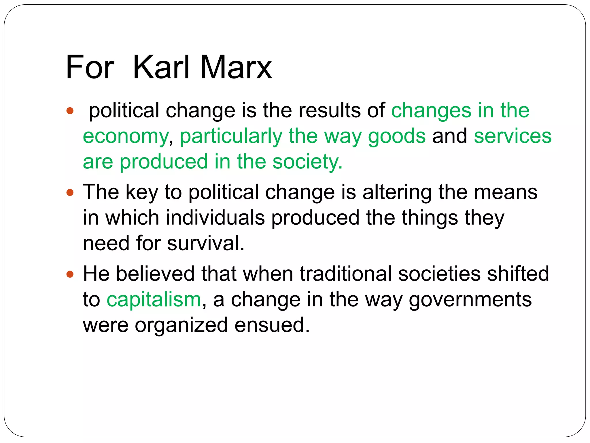 Sources of Political Change | PPTX