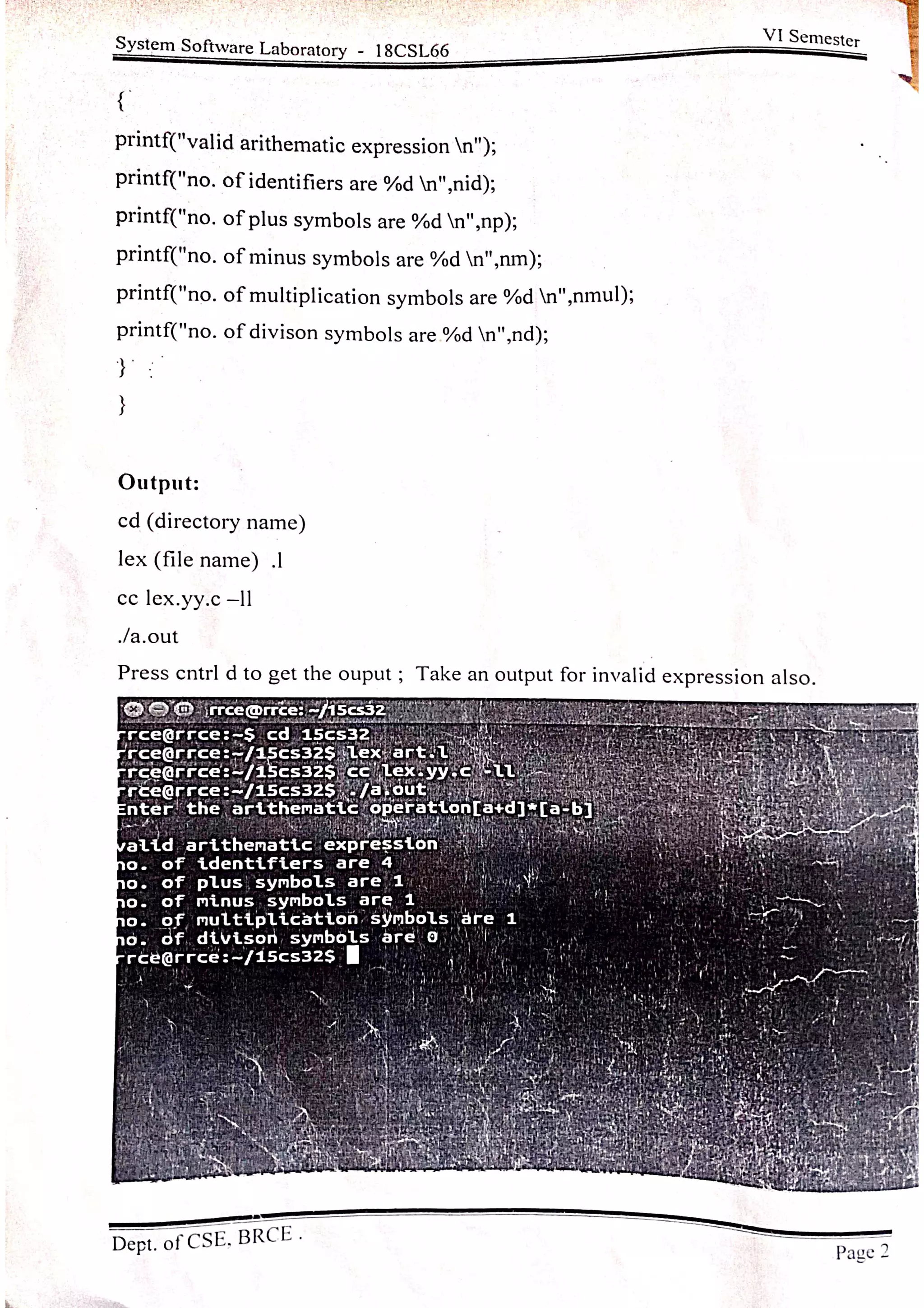SSC lab manual | PDF