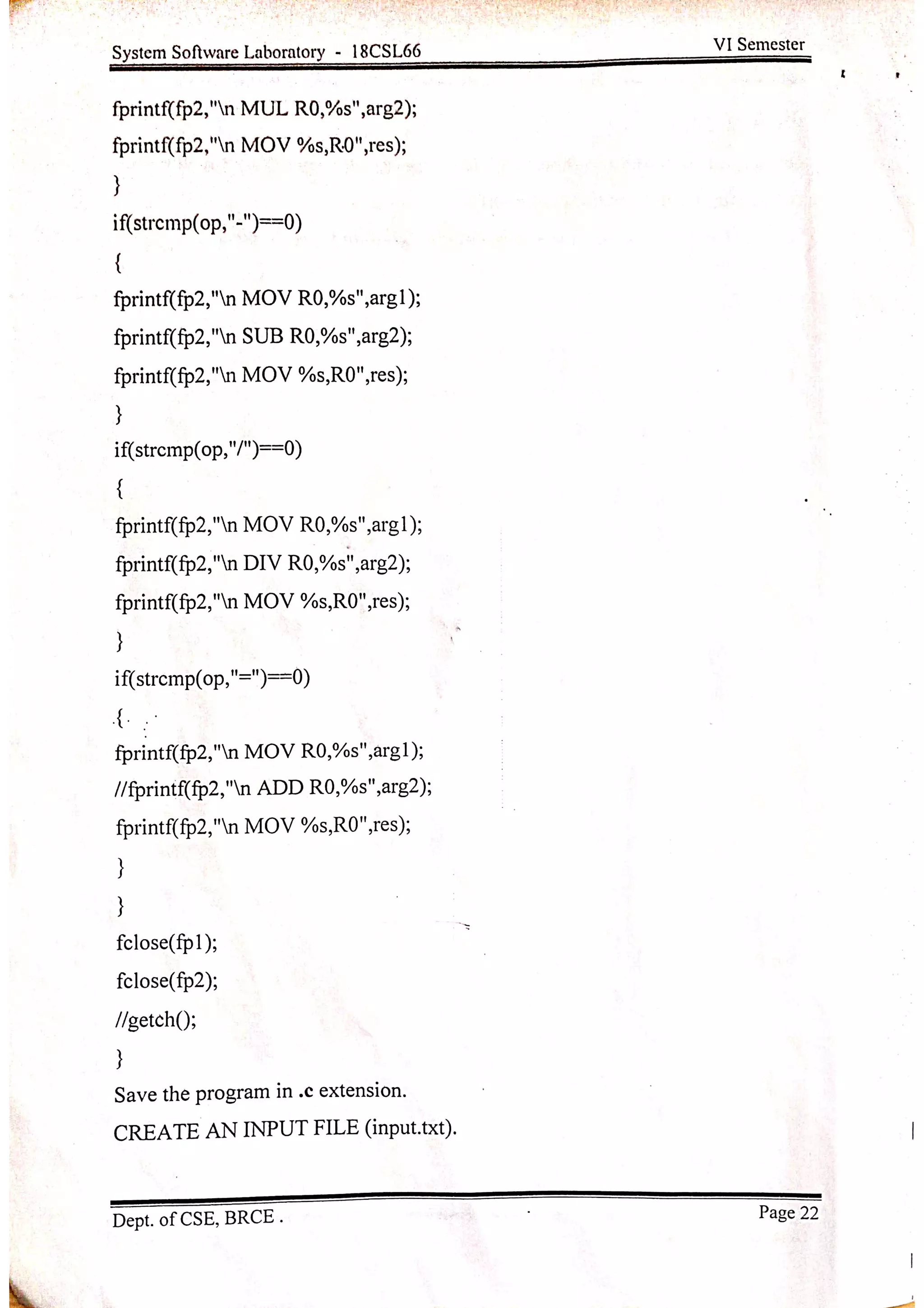 SSC lab manual | PDF