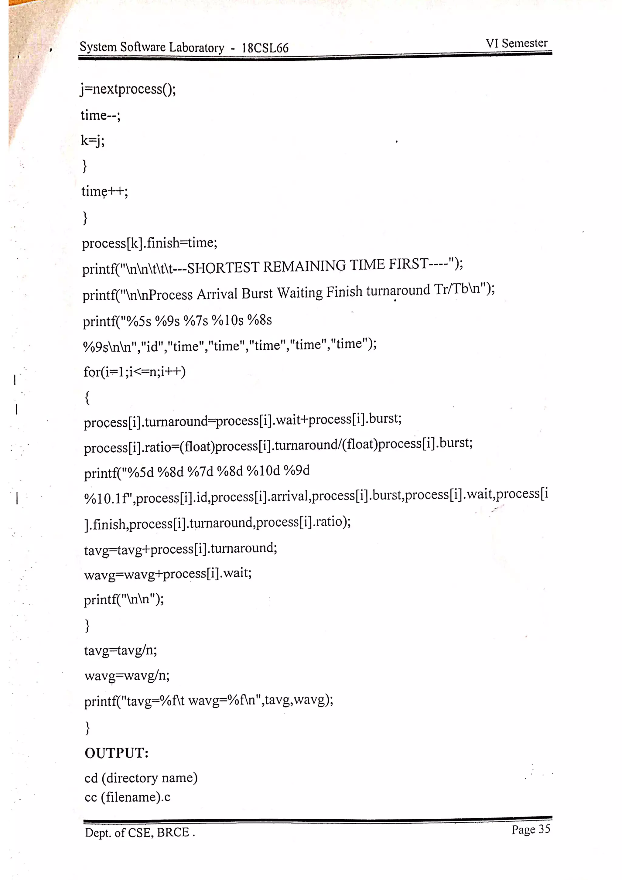 SSC lab manual | PDF