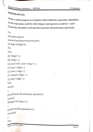SSC lab manual | PDF