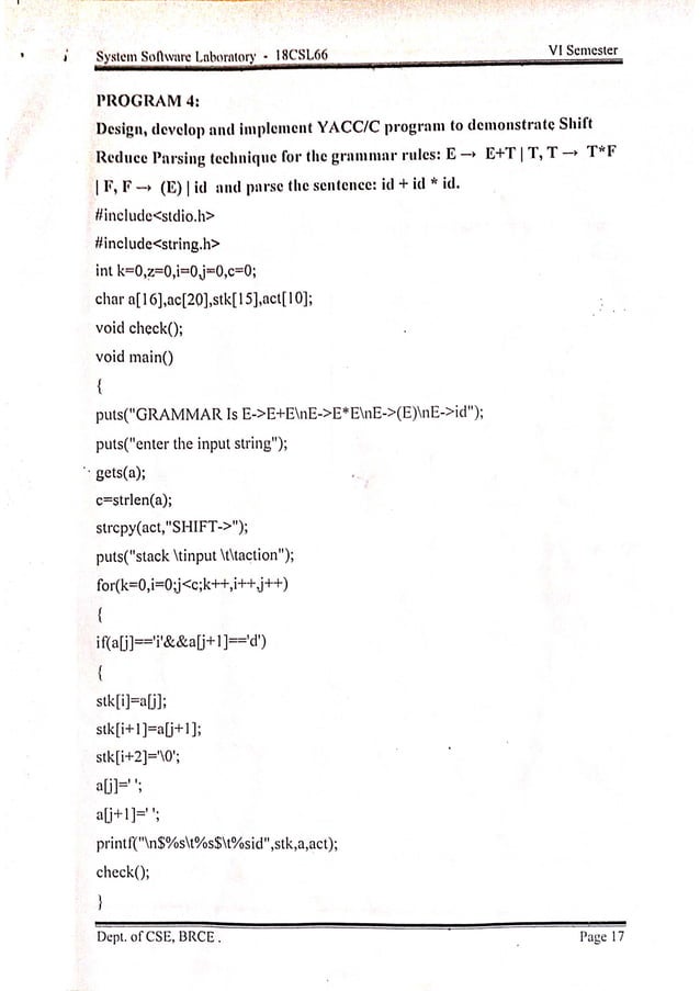 SSC lab manual | PDF