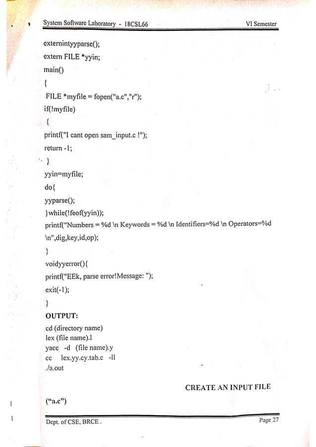 SSC lab manual | PDF