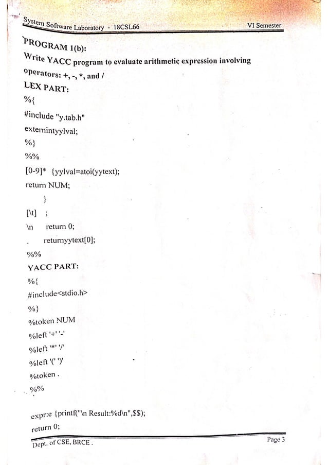 SSC lab manual | PDF