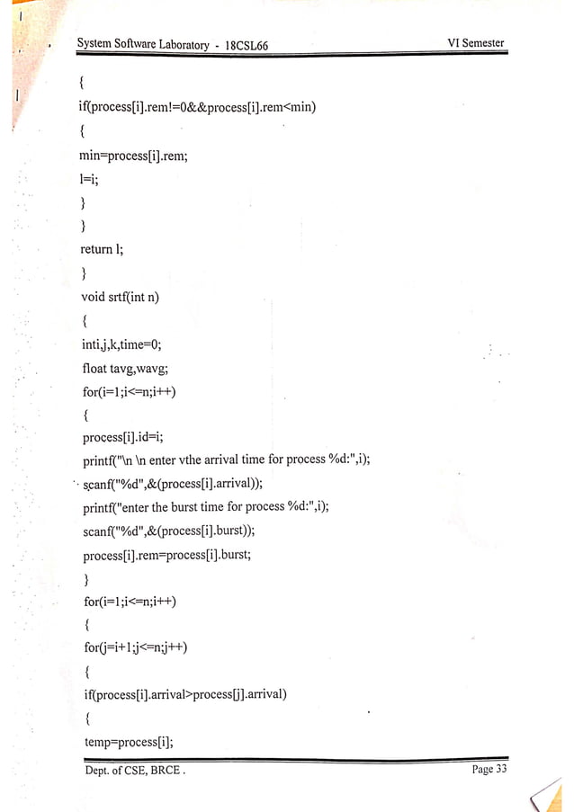 SSC lab manual | PDF