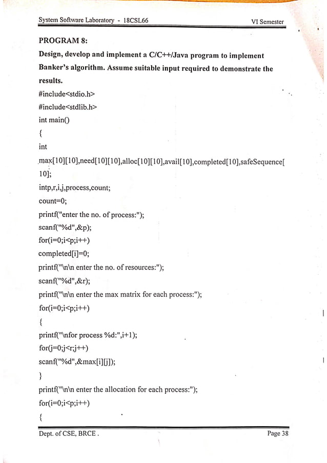 SSC lab manual | PDF