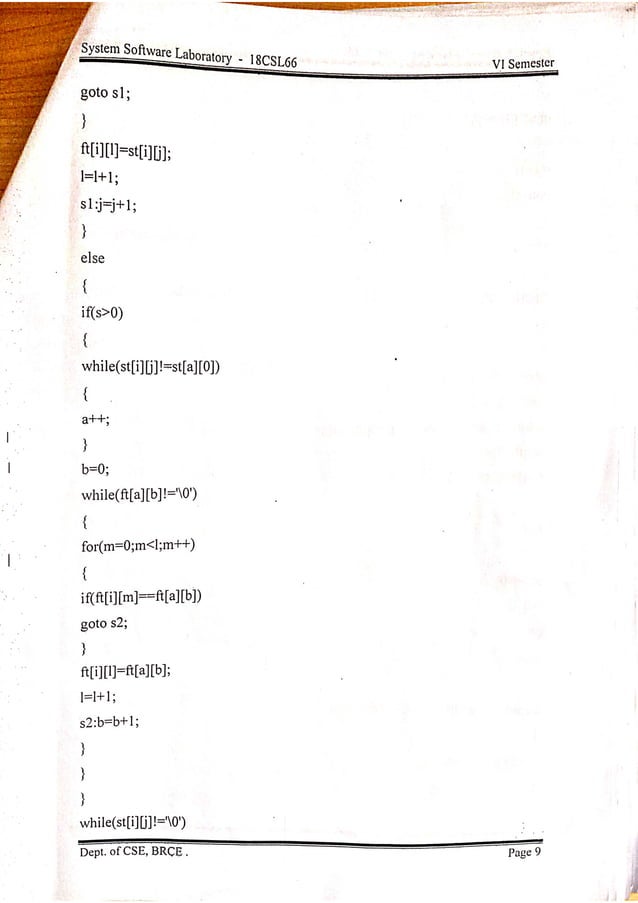 SSC lab manual | PDF