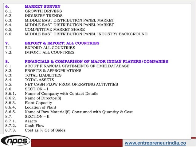 Control Panel Manufacturing Industry | PPTX | Automotive Industry ...