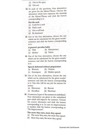 Ssc paper | PDF