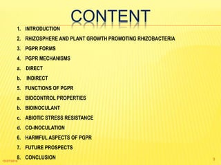 PGPR & its importance in agriculture | PPT