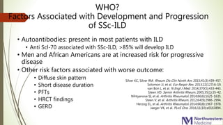 Scleroderma Interstitial Lung Disease: What's New? | PPT