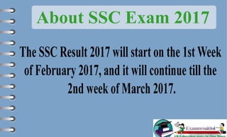 SSC Result 2017 | PPT
