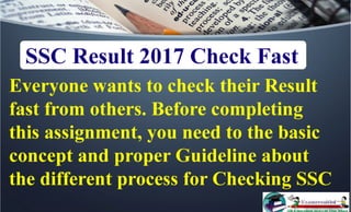 SSC Result 2017 | PPT