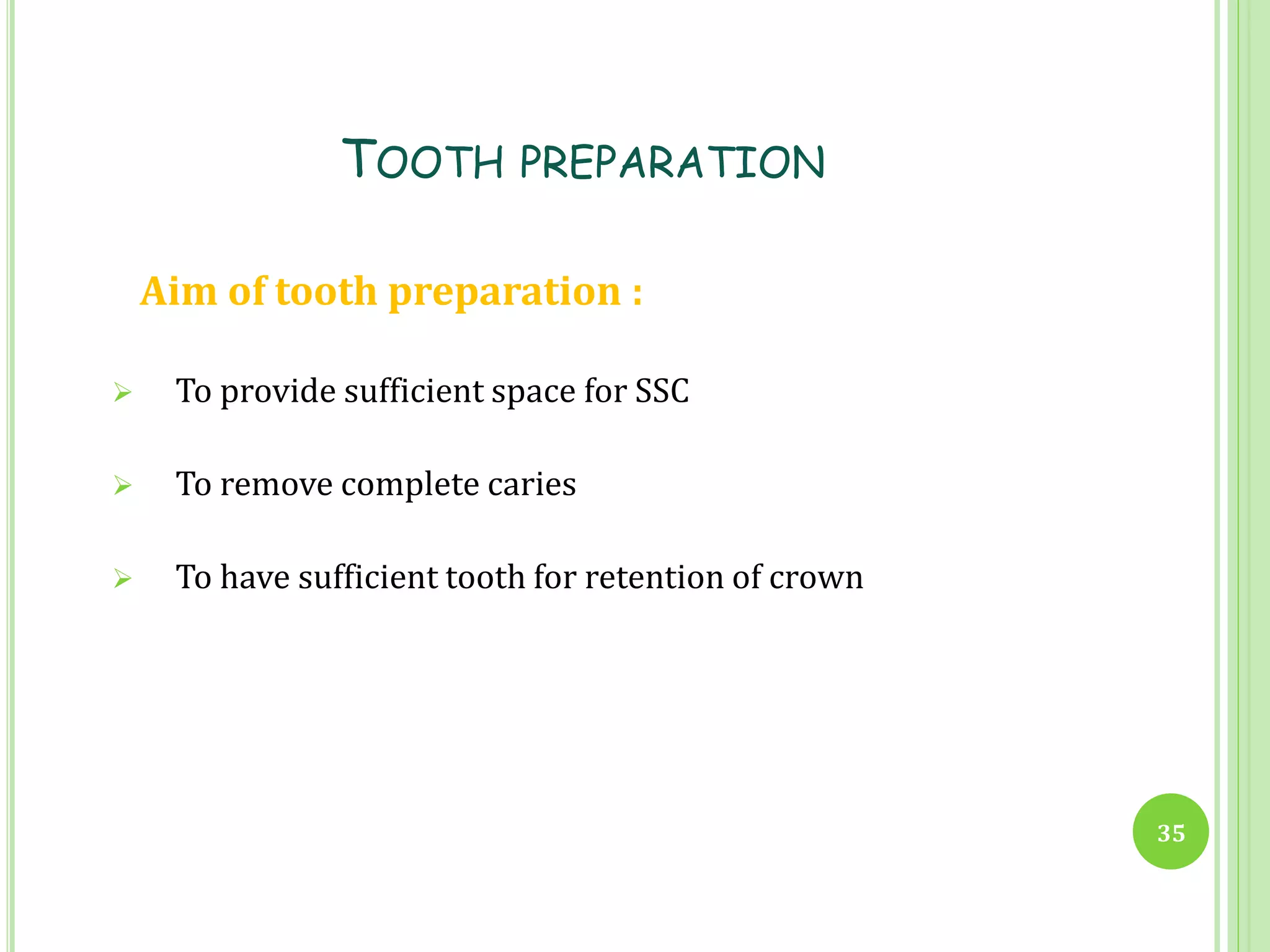 Stainless steel crowns in Pediatric Dentistry | PPTX