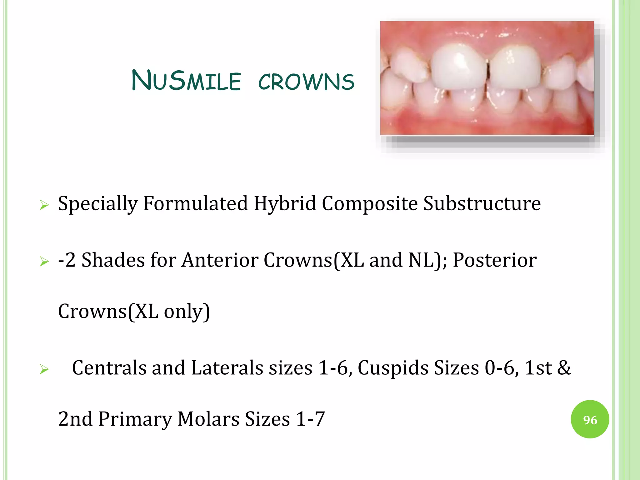 Stainless steel crowns in Pediatric Dentistry | PPTX