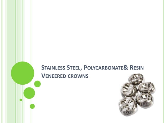 Stainless steel crowns in Pediatric Dentistry | PPTX | Oral care ...