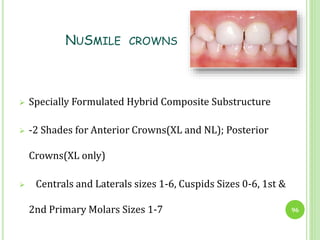 Stainless steel crowns in Pediatric Dentistry | PPTX