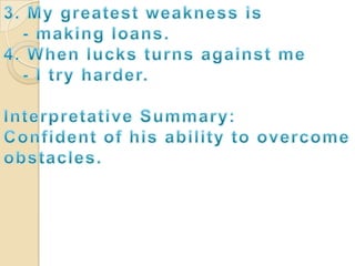 Ssct interpretation and scoring | PPTX