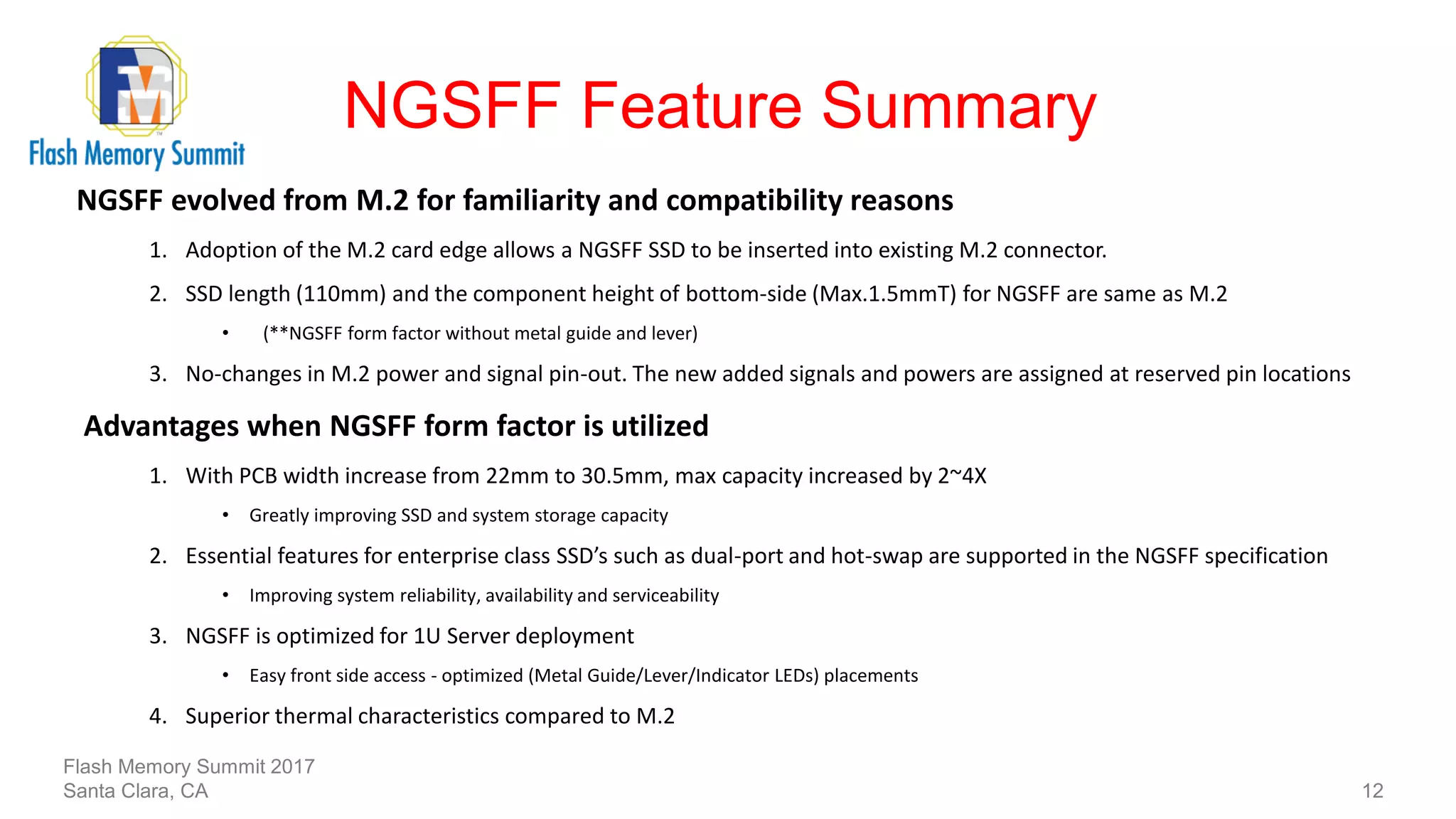 Next Generation Small Form Factor (NGSFF) SSD proposal | PDF