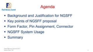Next Generation Small Form Factor (NGSFF) SSD proposal | PPT