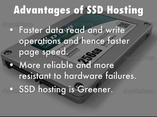 SSD Hosting | PPT