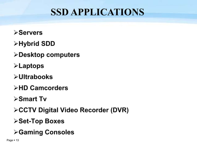 SSD - Solid State Drive PPT by Atishay Jain | PPTX