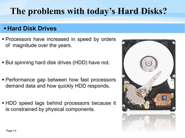 SSD - Solid State Drive PPT by Atishay Jain | PPTX