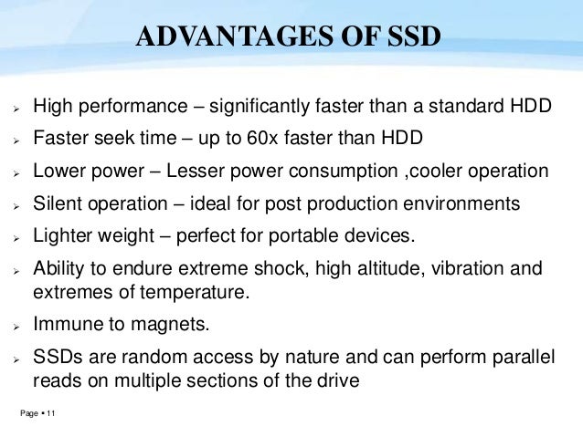 SSD - Solid State Drive PPT by Atishay Jain