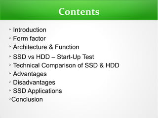 SSD - Solid State Drive PPT by Shyam jos | PPT