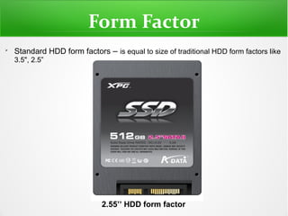 SSD - Solid State Drive PPT by Shyam jos | PPT