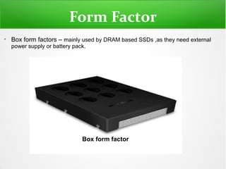 SSD - Solid State Drive PPT by Shyam jos | PPT