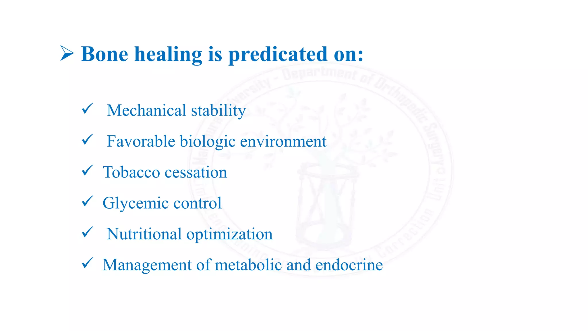 Management of Bone Defects | PPTX