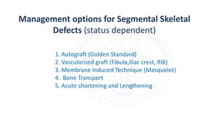 Management of Bone Defects | PPTX