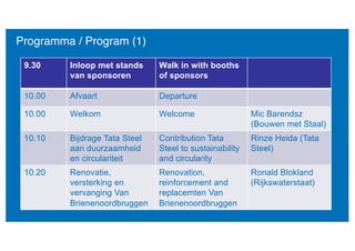 studentenSTAALdag 2022 in Rotterdam | PDF | Construction Industry ...