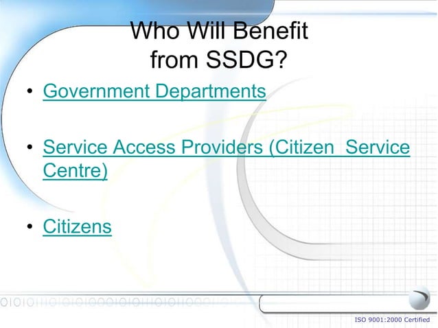 Integrating application with SSDG | PPT | Computer Software and ...