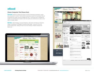 SSD Consulting portfolio | PDF