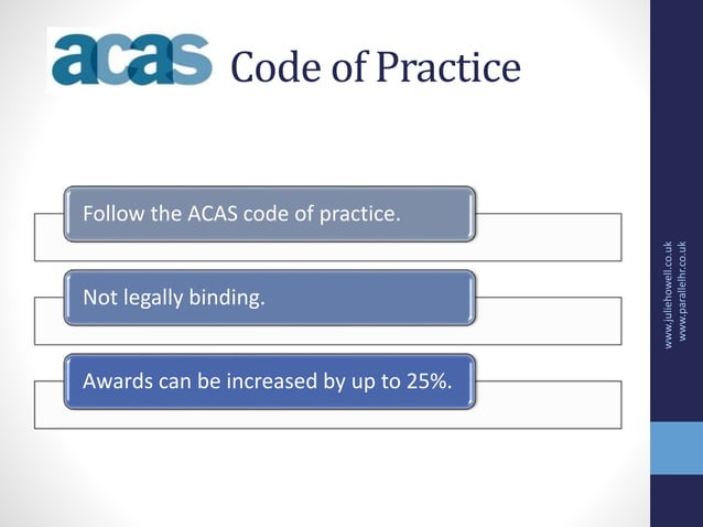 Disciplinary & Grievance Handling: what you should know (ACAS Code of ...