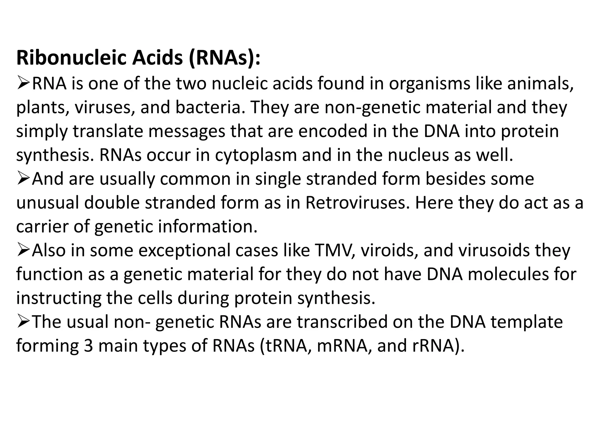 Molecular basis of life: Structures and function of DNA and RNA | PPTX