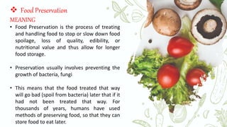 food preservation | PPTX