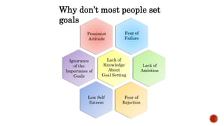 Goal-Settings : How to achieve goals in life | PPTX