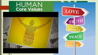 Human Values in Movies | PPTX