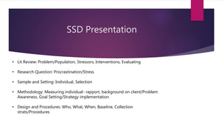 SSD Presentation | PPT