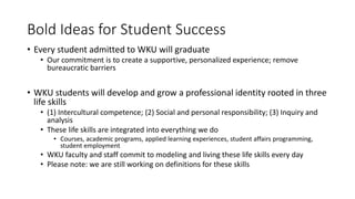 Student Success and Experience Committee: 12-6-17 | PPT