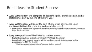 Student Success and Experience Committee: 12-6-17 | PPT
